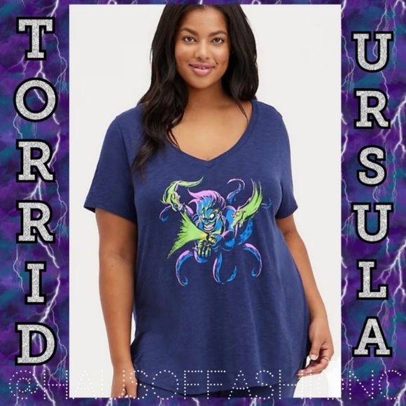 torrid | Intimates & Sleepwear | Torrid Disney Ursula Villains Neon ...